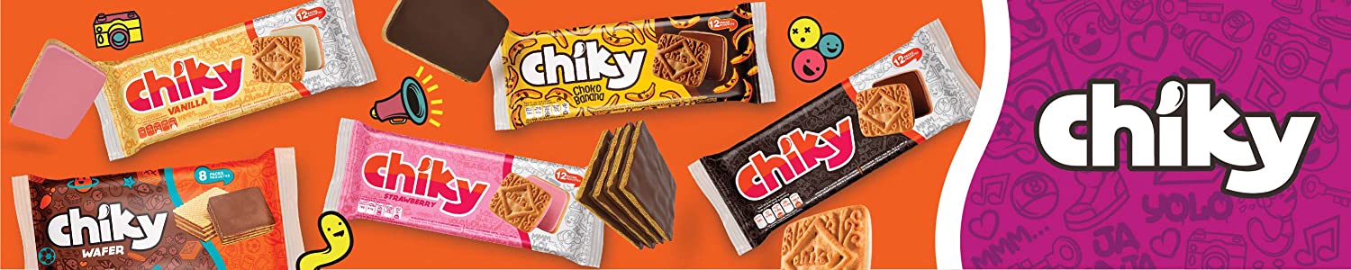 Chiky | Crisp Vanilla Cookie Dipped in Different Flavors | Cordialsa USA