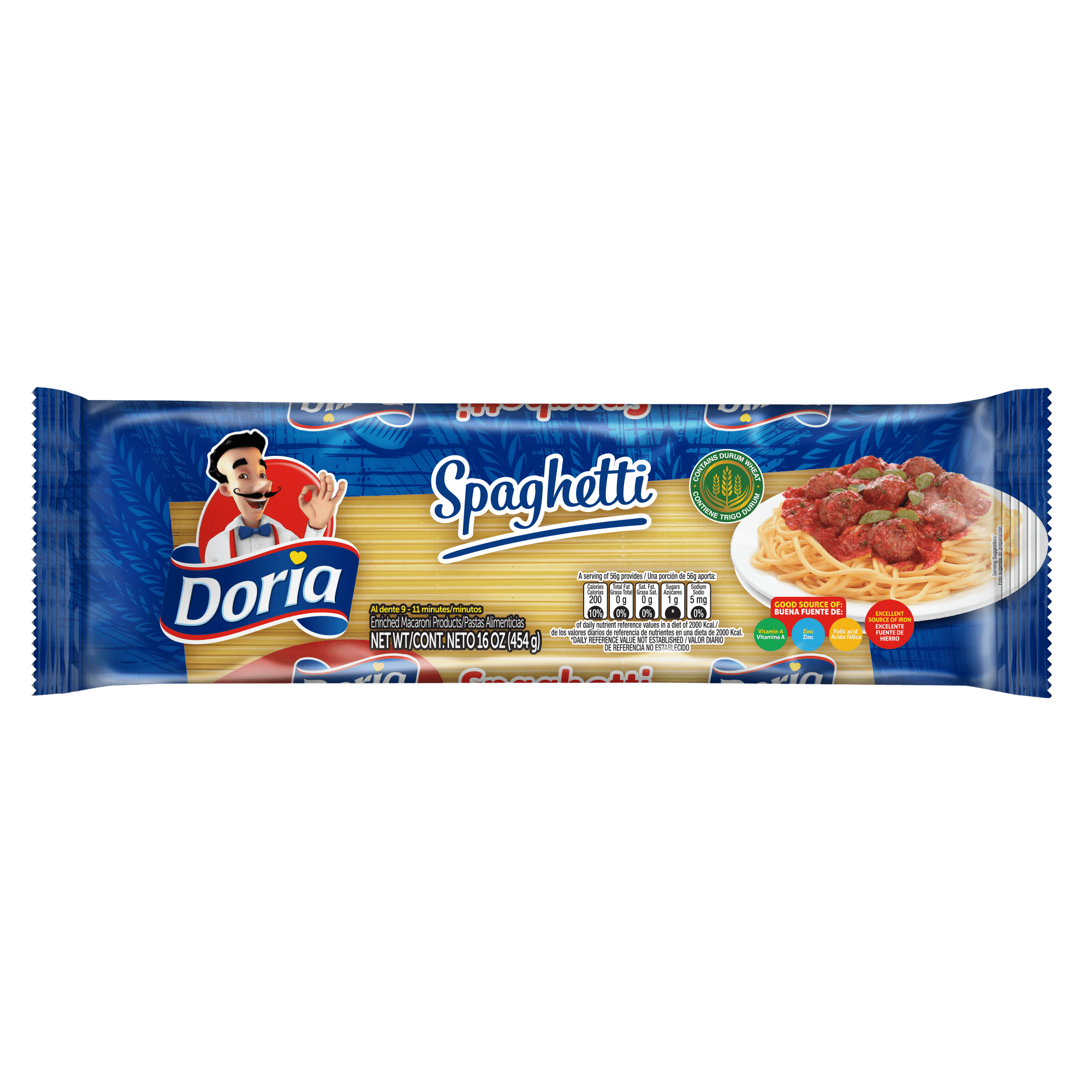 Doria | Pasta with a mixture of essential vitamins and minerals ...