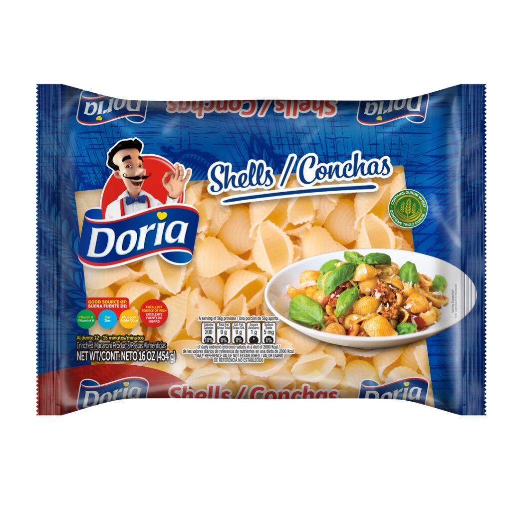 Doria | Pasta with a mixture of essential vitamins and minerals ...