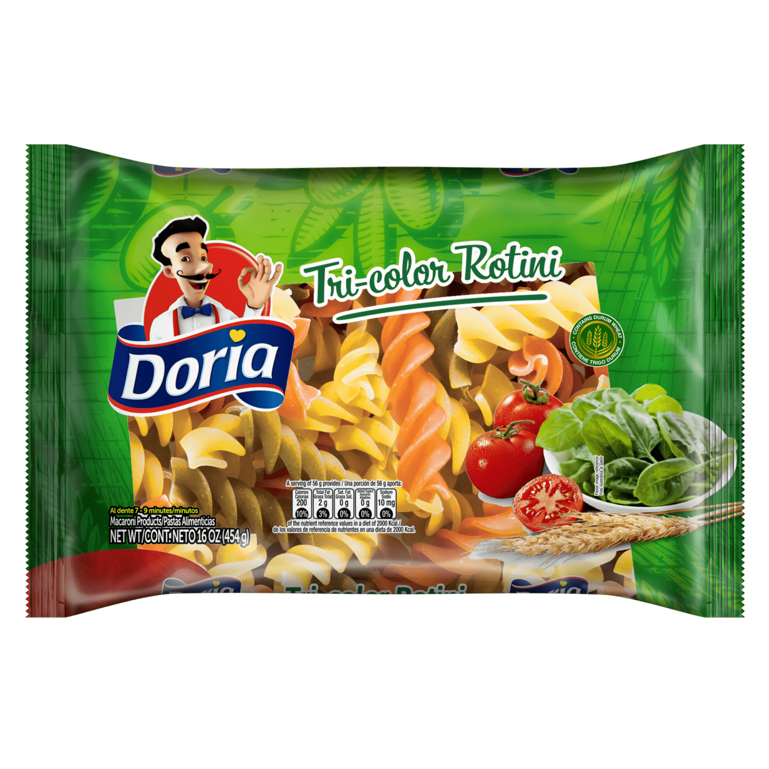 Doria | Pasta with a mixture of essential vitamins and minerals ...
