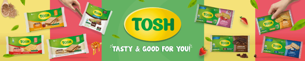 Tosh | Guilt Free Snack | Cordialsa USA